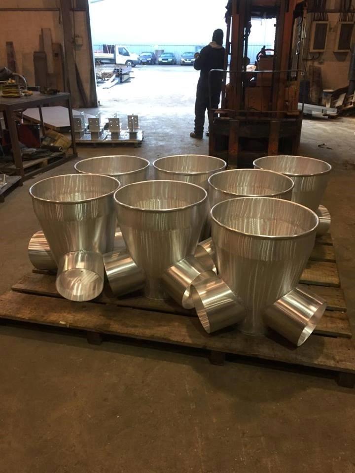 Aluminium Ball Chute • Heskin Fabrications